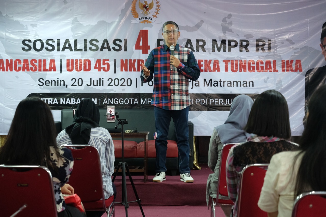 Sosialisasi 4 Pilar MPR RI di Rumah Aspirasi, Juli 2020
