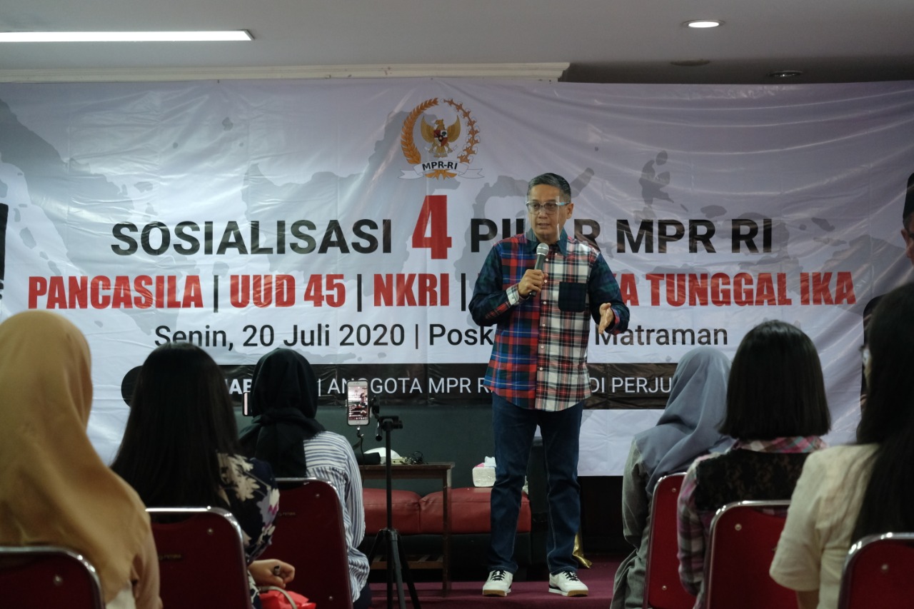 Sosialisasi 4 Pilar MPR RI di Rumah Aspirasi, Juli 2020